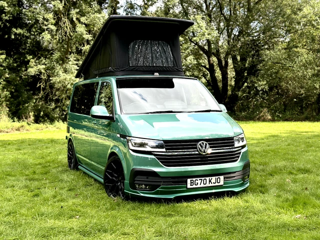 VW TRANSPORTER T6.1 Bayleaf Green | Camper | Auto | 4 Berth £58,000.00 ...