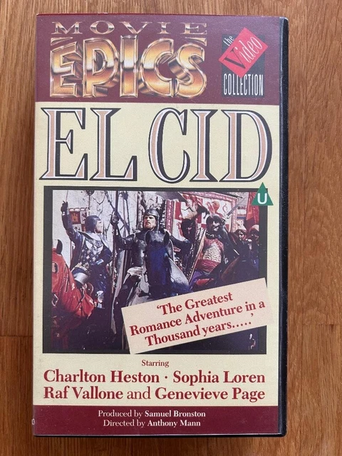 EL CID VHS Video Tape. 1987 Movie epics collection. Cert U £7.99 - PicClick UK