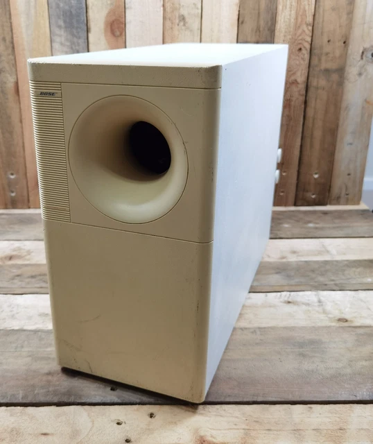 BOSE POWERED ACOUSTIMASS 20 speaker system | White | Subwoofer £34.99 - PicClick UK