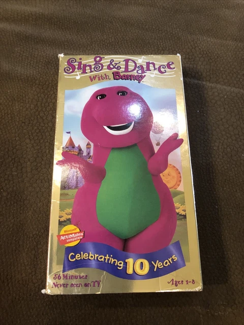 BARNEY - SING and Dance With Barney (VHS, 1999) £0.51 - PicClick UK