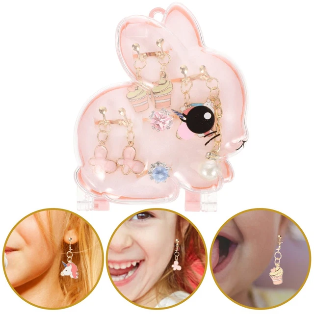 3 SETS Children Ear Clips Earrings Children Earrings Kids Ear ...