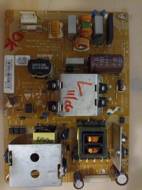 DPS-92CP 2950278502 scheda alimentazione tv TOSHIBA 26EL833G EUR 56,00 ...