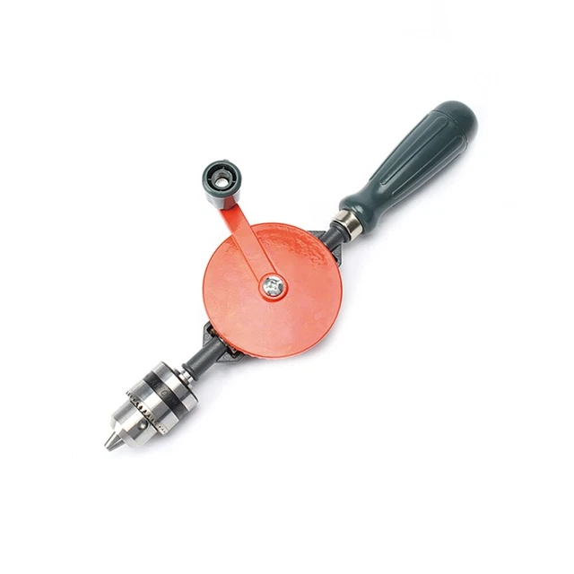 HAND CRANK DRILL Manual Drill Wood Puncher Plastic Thin Metal Drilling ...
