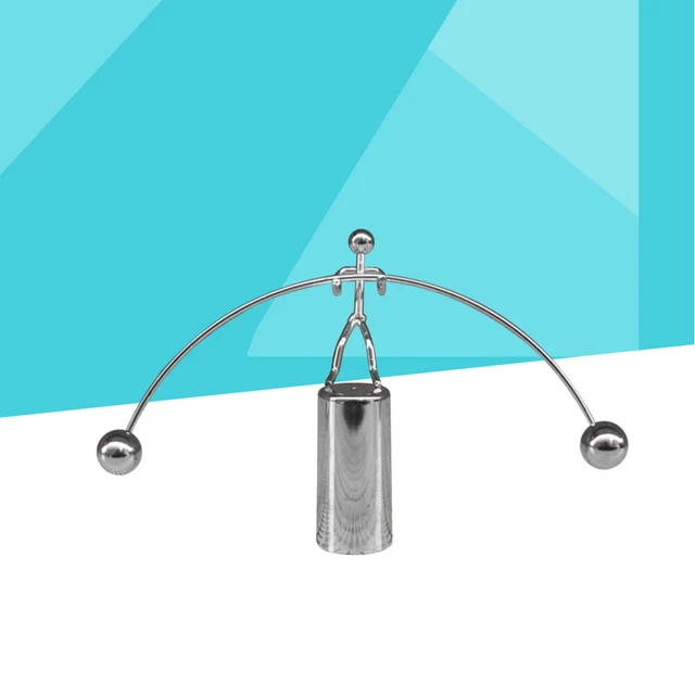 METAL BALANCING BALLS Swing WeightLifting Iron Men Desktop Crafts ...