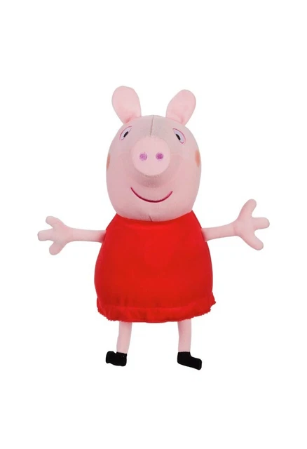 PEPPA PIG TALKING Red Dress Peppa Plush - Kids Gift - BNIB - Free ...