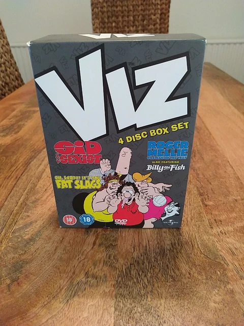 VIZ (4XDVD BOX-SET) Adult Animated Collection ~ Sid the Sexist / Billy the Fish EUR 17,42 ...