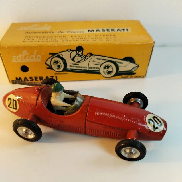 SOLIDO 1/43 MASERATI 250 REF. 102 boîte d'origine superbe état EUR 49,38 - PicClick FR