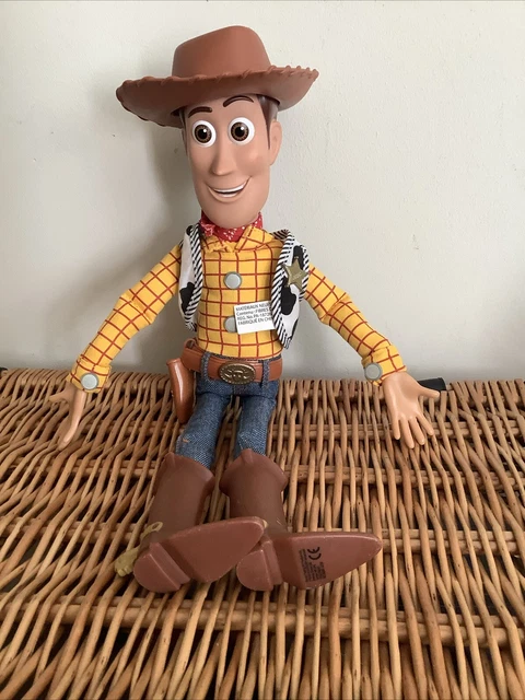 WOODY TOY STORY Talking Pull String Disney Pixar Doll With Hat Working ...