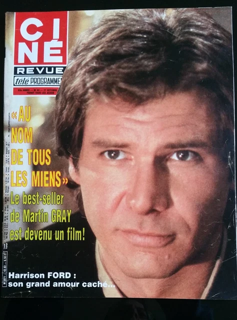 CINÉ TÉLÉ 27/10/1983; Harrisson Ford/ Martin Gray/ Linda Evans/ Mathieu ...