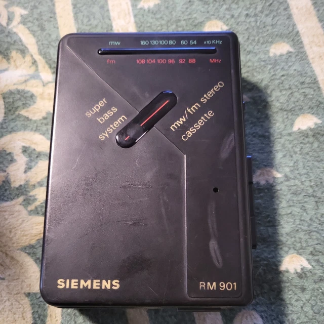 SIEMENS WALKMAN RM-901 Cassette Tape Radio EUR 16,00 - PicClick DE