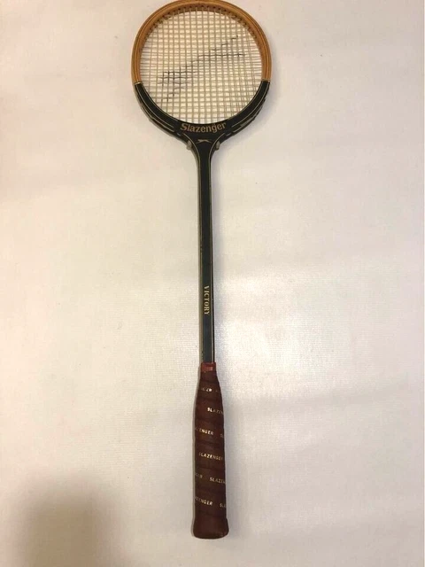 VINTAGE SLAZENGER VICTORY Wooden Squash Racket $24.95 - PicClick