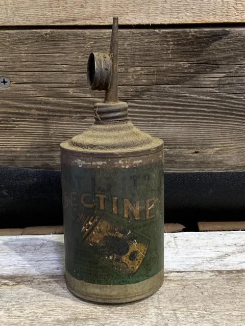 ANTIQUE WHAT IS It?, Insectine Can, Oiler Top, 4.5" £50.93 - PicClick UK