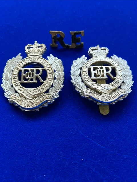 BRITISH ARMY ROYAL Engineers Cap Badges And Shoulder Title EUR 15,09 ...