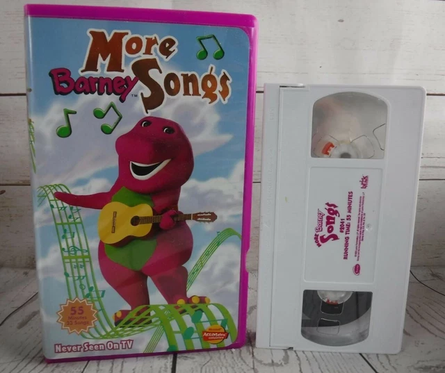 VHS BARNEY MORE BARNEY SONGS (1999) Clam Shell Never Seen On TV 55 ...