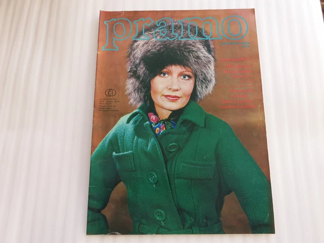 DDR PRAMO PRAKTISCHE Mode + Schnittmuster 9/1975 Slawa Saizew Mode ...