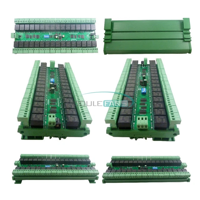 12V/24V DC RS485 Channel Relay Module Modbus RTU Remote Control Switch ...