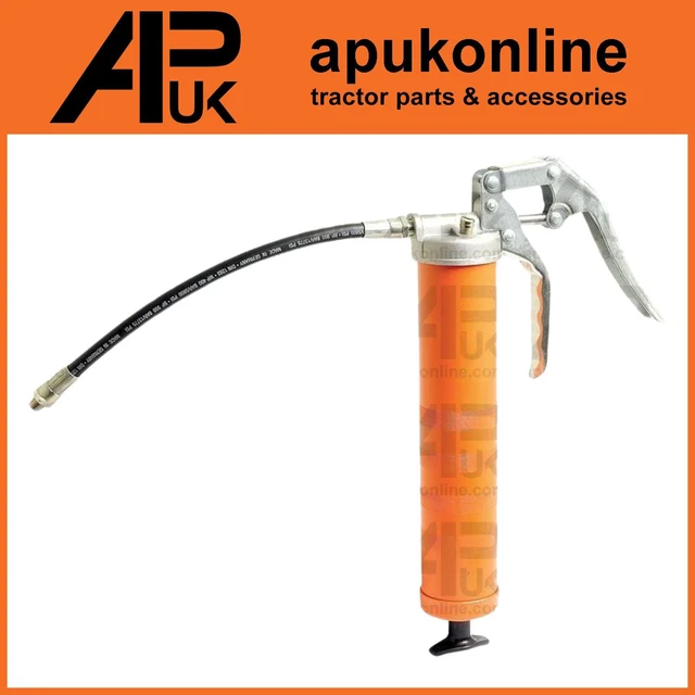 GREASE GUN PISTOL Grip w/Flexible Hose Screw Type Cartidge Bulk Fill ...