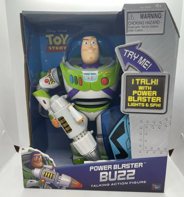 POWER BLASTER BUZZ Lightyear Toy Story Talking Action Figure Brand New ...