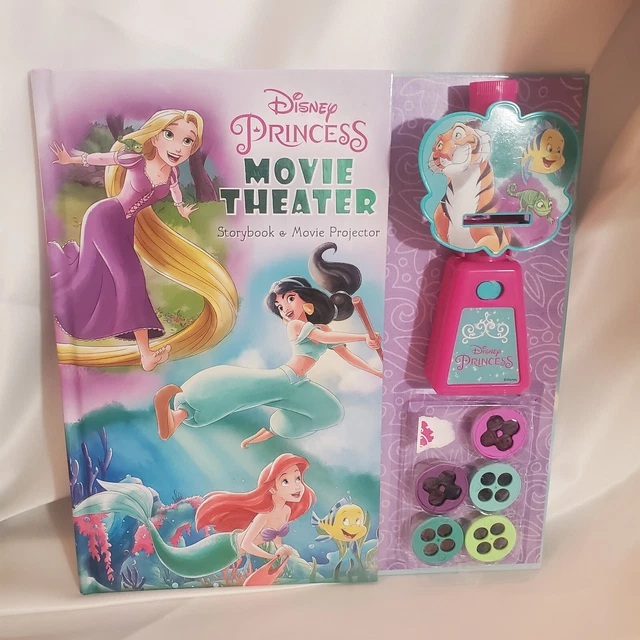 DISNEY PRINCESS: MOVIE Theater -Storybook/Movie Protector w/ 5 ...