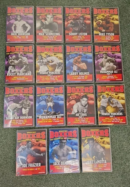 DEAGOSTINI'S BOXERS THE Undisputed Collection x15 * 2x Sealed & 13x ...