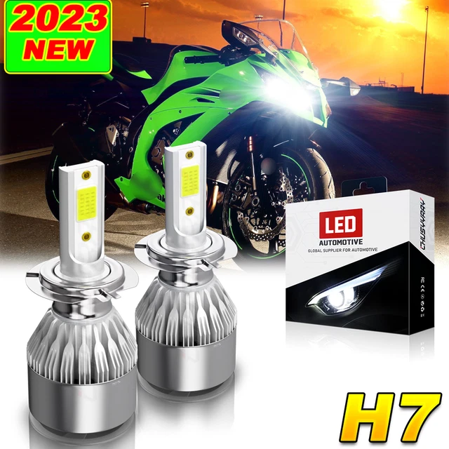 Faros Azul Hielo Ninja 300 Kit De Faróis De Led H7 Para Kawasaki Ninja ...