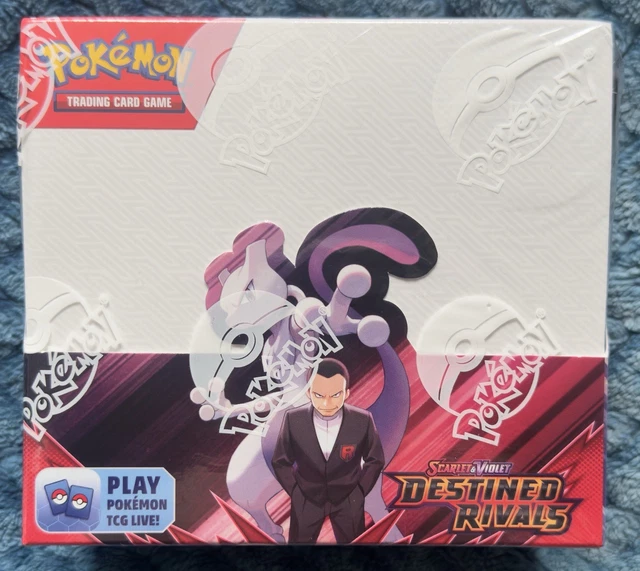 POKEMON DESTINED RIVALS: Booster Box & 3 Pack Blister Set. Brand New ...