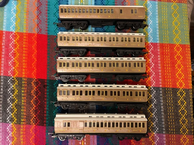 5X HORNBY LNER Clerestory Teak Coaches OO Gauge £38.14 - PicClick UK