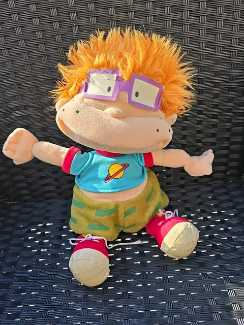 NICKELODEON RUGRATS CHUCKIE Soft Toy 11 inches sitting 2001. See Photos ...