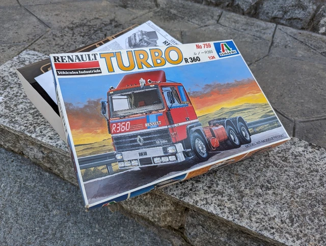 ITALERI RENAULT TURBO R360 Tir Truck Model Kit Vintage EUR 49,00 ...