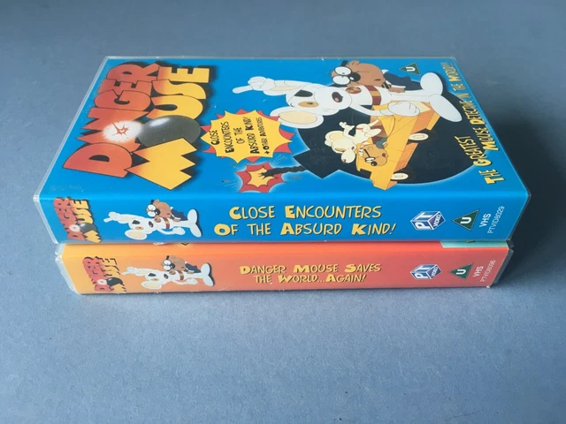 DANGER MOUSE - x 2, VHS VIDEO £15.00 - PicClick UK