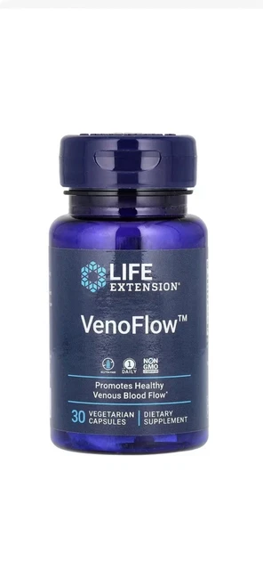LIFE EXTENSION, VENOFLOW, 30 Caps, Expiry: 04/26 £35.00 - PicClick UK