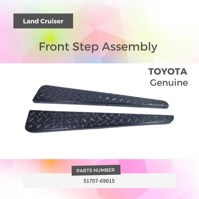 GENUINE TOYOTA 51707-69015 Front Step Assembly Land Cruiser FJ40 FJ42 ...