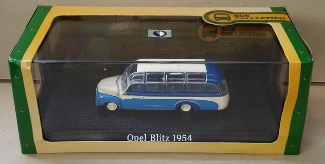 ATLAS EDITIONS EX Rivista 1:72 Scala Stampa Modello Bus Opel Blitz 1954 ...