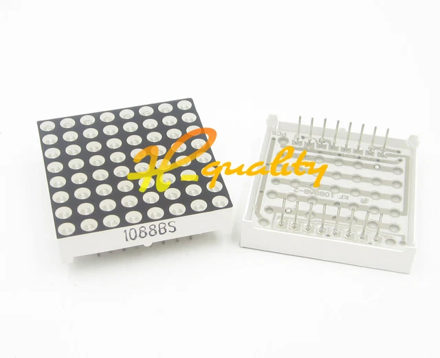 8X8 3MM DOT-MATRIX LED Display Common Anode Red colour £1.65 - PicClick UK