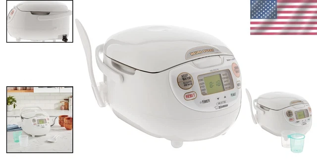 ZOJIRUSHI NEURO FUZZY Rice Cooker & Warmer, White $605.34 - PicClick CA