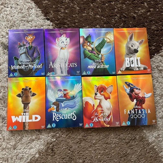 8 DISNEY CLASSIC DVD Collection/Bundle Limited Edition O-ring Sleeves £ ...