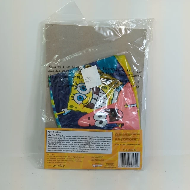 NEW NICKELODEON SPONGEBOB Squarepants. & Patrick Inflatable Beach Ball ...