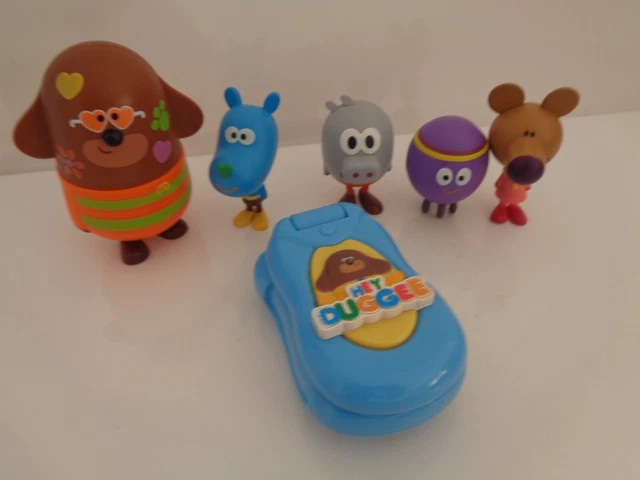 HEY DUGGEE FIGURES CBeebies Characters x 5 and flip phone £7.50 ...