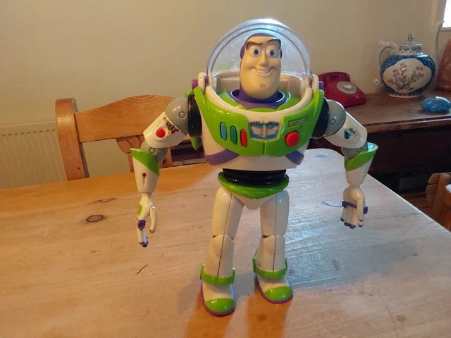 TOY STORY THINKWAY Toys 12 Inch Buzz Lightyear Action Figure With ...