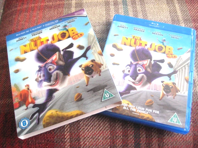 THE NUT JOB 3D +2D Blu Ray 2014 With Lenticular Slipcover Mint Disc ...