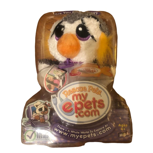 NEW DEAD STOCK Rescue Pets My E Pets Soft Toy Interactive Feature Plush ...