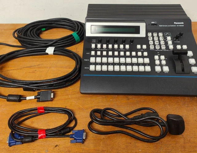 PANASONIC MULTIFORMATO LIVE Switcher AV-HS400A compatto con fili buone ...