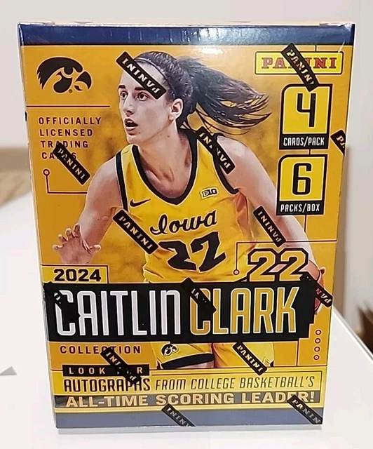 2024 PANINI CAITLIN CLARK Collection Basketball Trading Card Blaster Box Autos $114.83 - PicClick AU