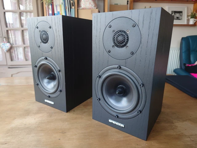 SPENDOR A1 STANDMOUNT Speakers - Black Near Mint- High-End Audiophile ...