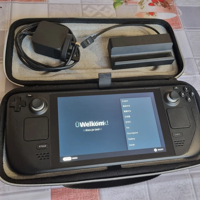 STEAM DECK LCD 512GB Handheld Console + Case + Original Dock £373.90 ...