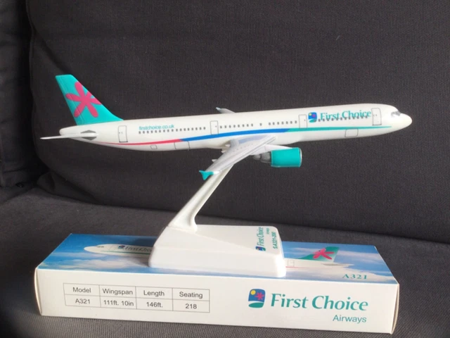 FIRST CHOICE AIRWAYS Airbus A321 Push Fit Model 1:200 Scale - New £5.95 ...