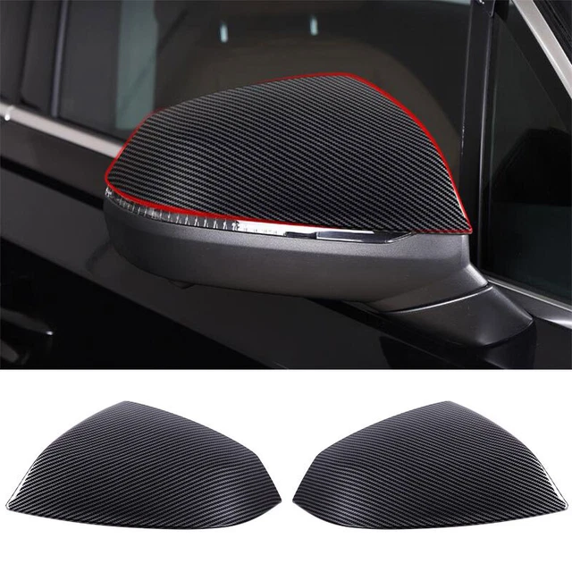 FOR AUDI Q7 2020-2023 ABS Carbon Fiber Exterior Rear View Mirror Cover ...