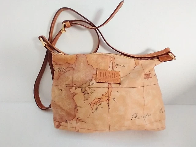 BORSA A TRACOLLA Alviero Martini Prima Classe Geo Collection Giappone ...