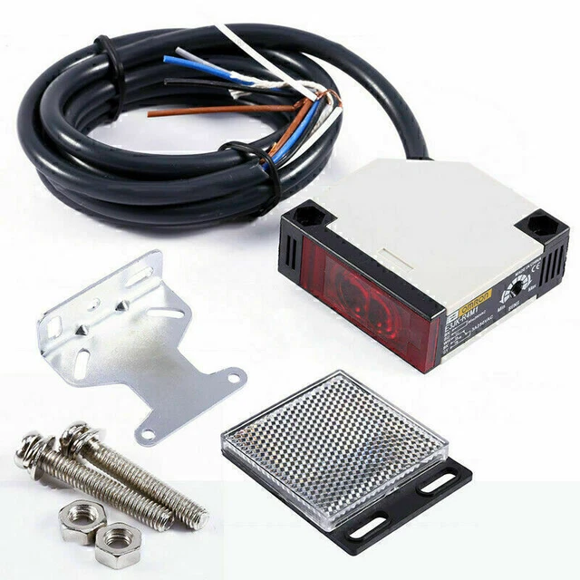 LICHTSCHRANKE REFLEXLICHTSCHRANKE PHOTOELEKTRIC Sensor E3JK-R4M1 AC 90-250V D0F5 EUR 17,70 ...