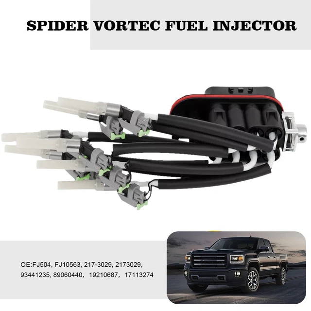VORTEC SPIDER FUEL Injector For Pickup Chevy Truck V8 5.0L 5.7L FJ504 ...
